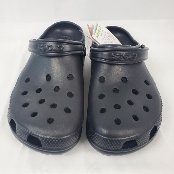 CROCS | Shoes | Nwt And Bag Crocs Classic Clog Black Unisex Size Mw12 ...